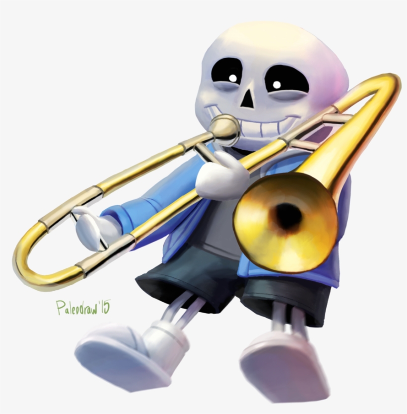 Trombone By Paleodraw On Deviantart Graphic Free - Sans Trombone Png ...