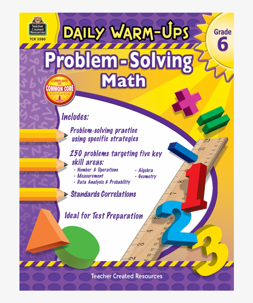 Tcr3580 Daily Warm-ups - Problem Solving For Grade 5 PNG Image ...