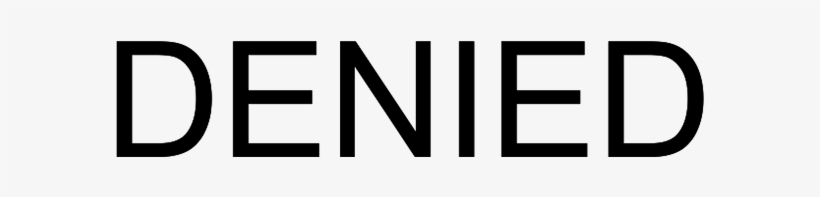 Denied Office Rubber Stamp - Graphics PNG Image | Transparent PNG Free ...