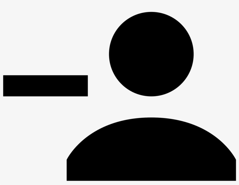 It Is An Icon Of Remove User Male - Remove User Icon PNG Image ...