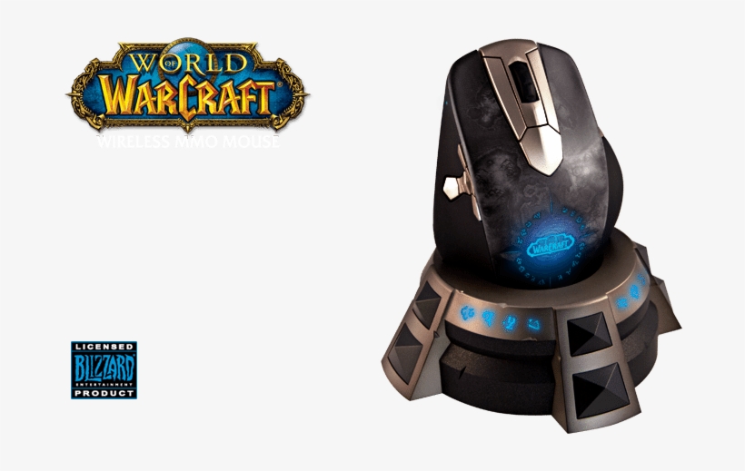 Wow Hero Wireless1 - Steelseries World Of Warcraft Wireless Mmo Mouse ...