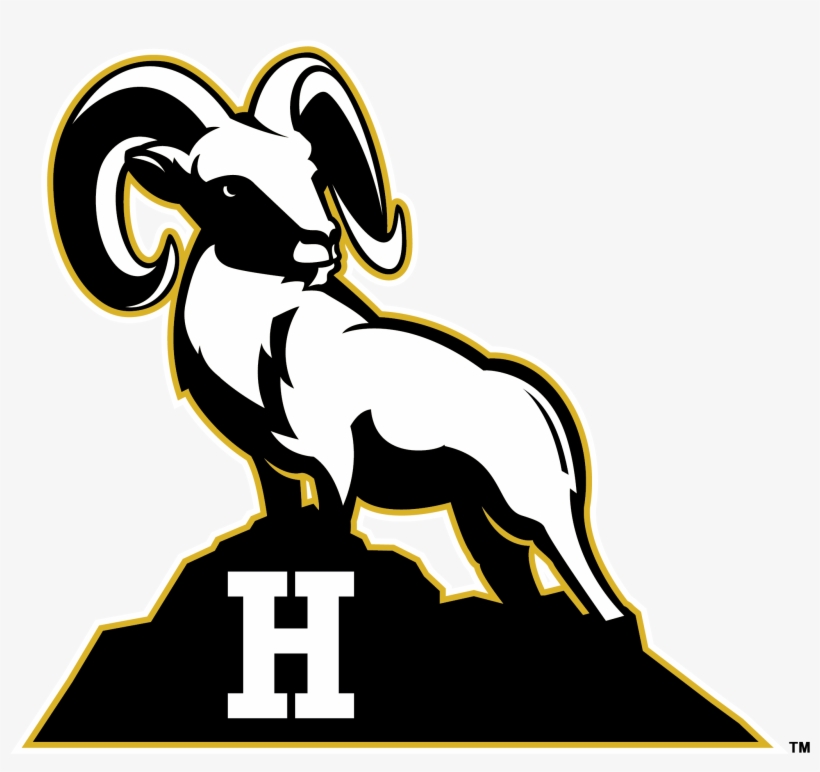 Ram On The H Rock - Highland School Of Technology Rams PNG Image ...