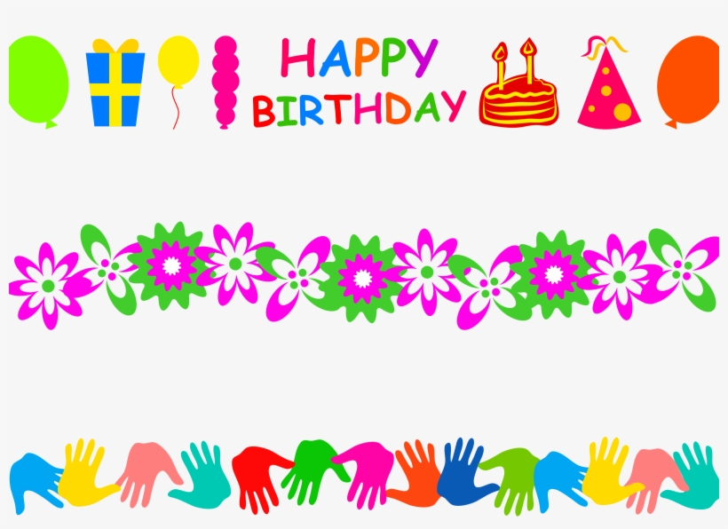 Handprint Clipart Border