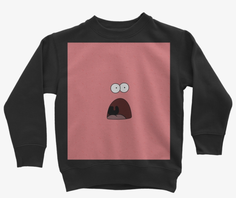 Shocked Patrick Classic Kids Sweatshirt - Clothing PNG Image ...