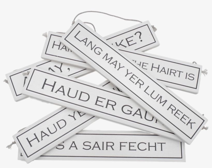 Scottish Doric Sayings Expressions Scots Language Gift - Metal PNG ...