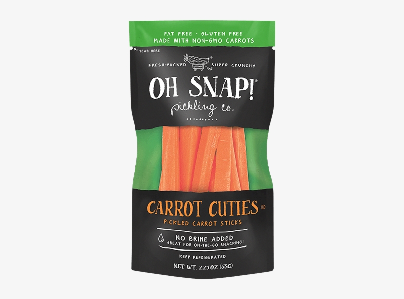 Enjoy Individually Wrapped Pickles From Oh Snap Pickles - Rhubarb PNG ...