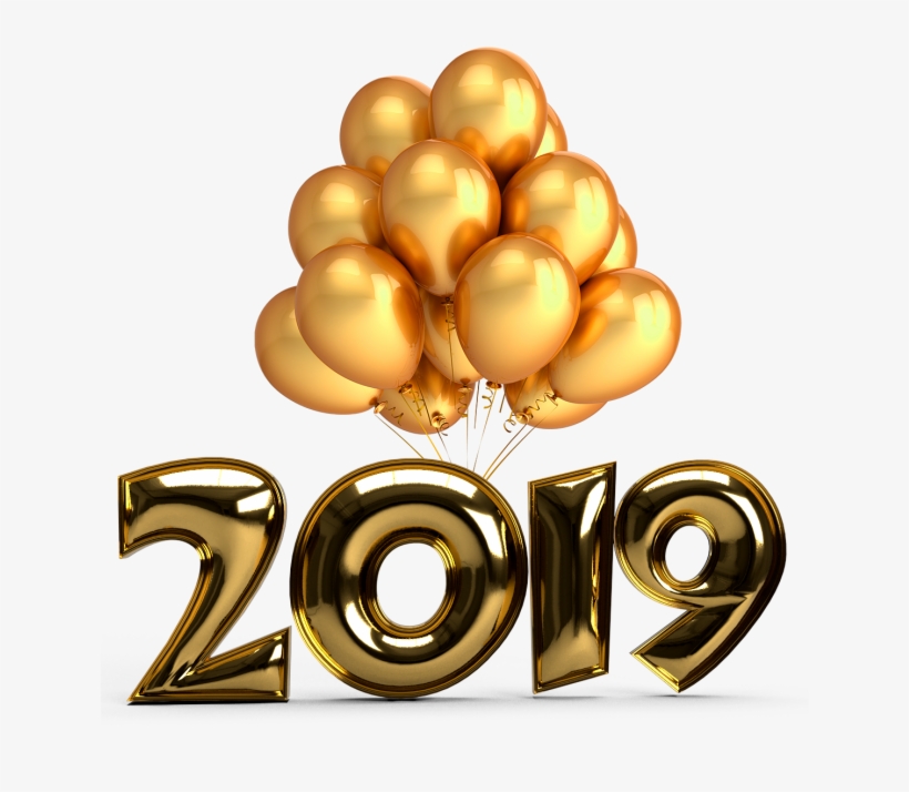 New Year 2019 Balloons - New Year 2019 Logo Png PNG Image | Transparent ...