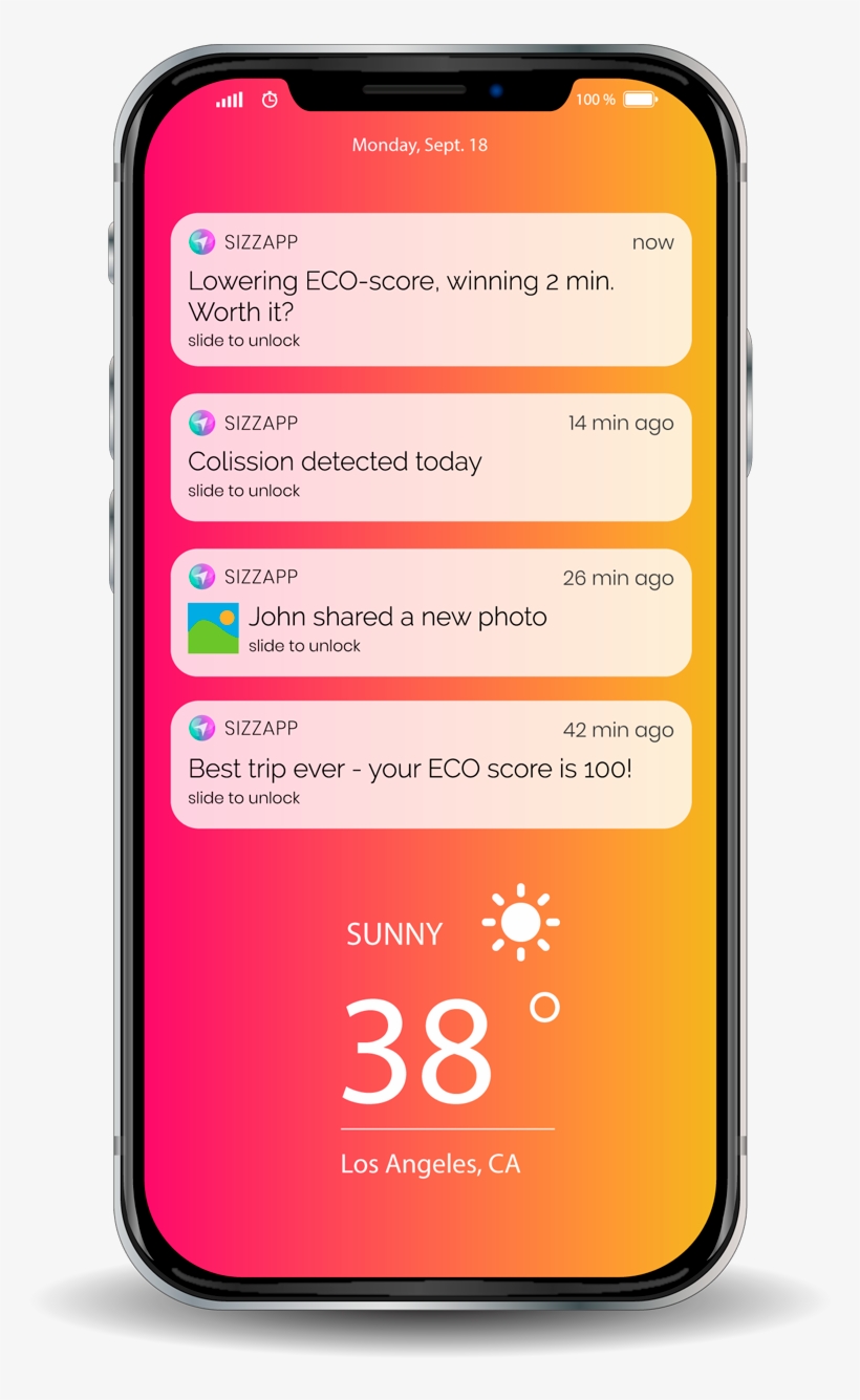 Immediate Vehicles Status Notifications - Smartphone PNG Image ...