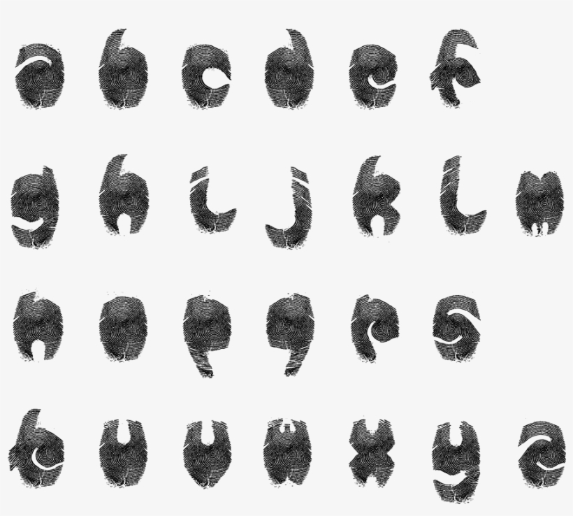 Fingerprint Typeface PNG Image | Transparent PNG Free Download on SeekPNG