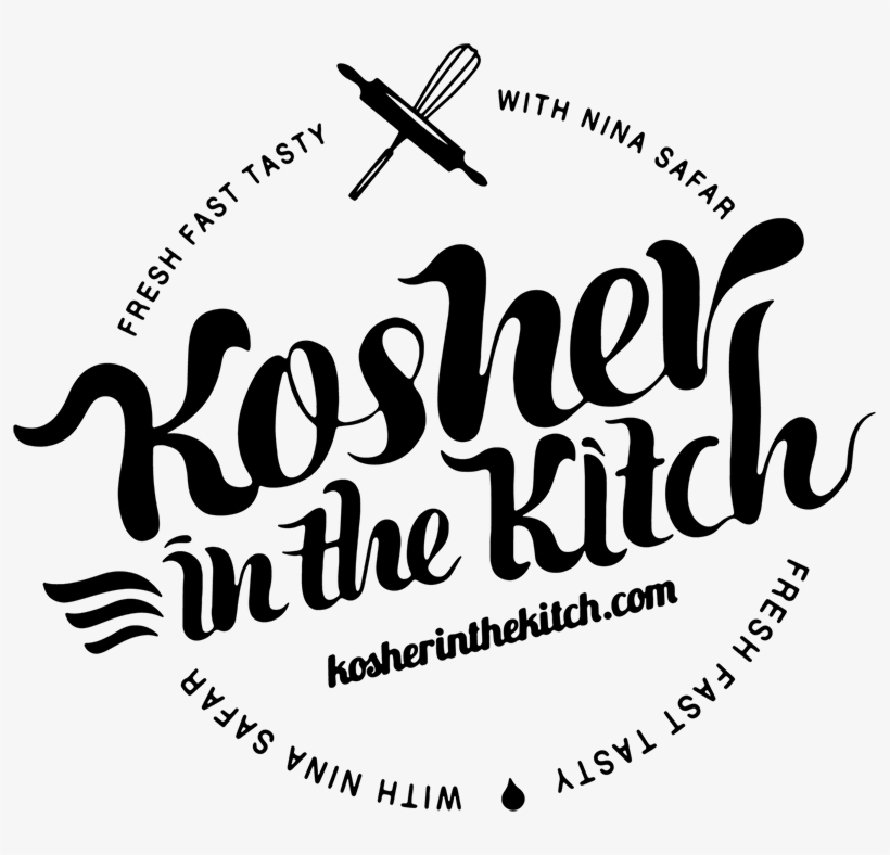 Kosher In The Kitch - Calligraphy PNG Image | Transparent PNG Free ...