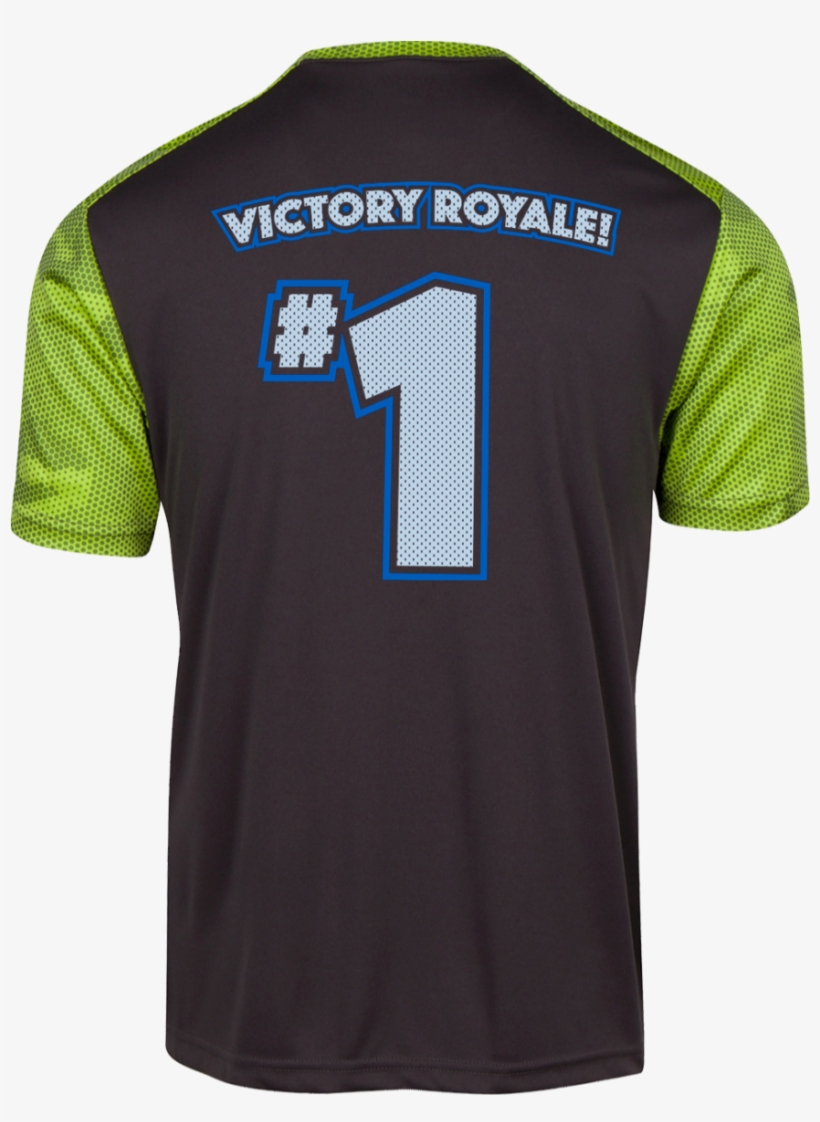 Victory Royale Colorblock T-shirt Back Print - Sports Jersey PNG Image ...