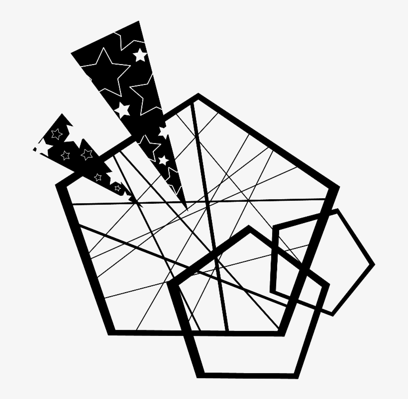 Download なんとなくつくってみた☆ Triangle Triangles Pentagon Pentagons - Line Art ...