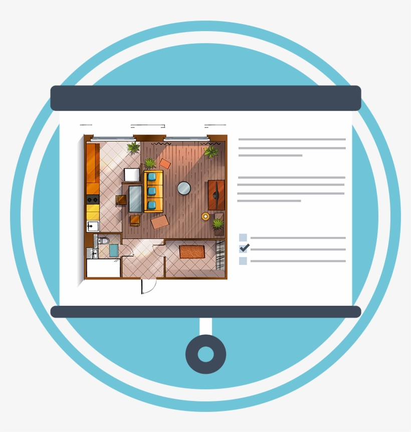 Design Plan Icon - Apartment Top View PNG Image | Transparent PNG Free ...