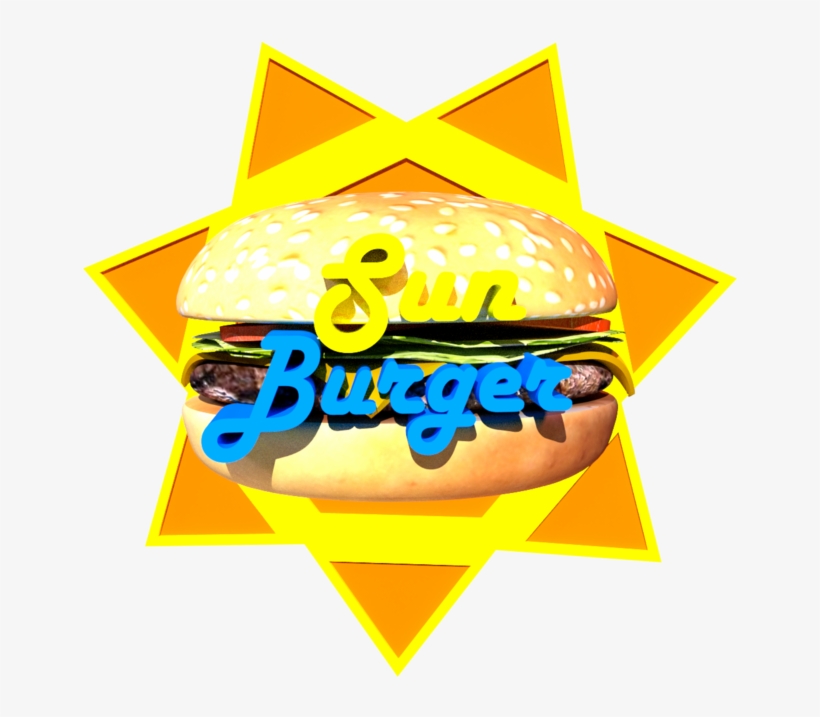 Sun Burger Logo - Illustration PNG Image | Transparent PNG Free ...