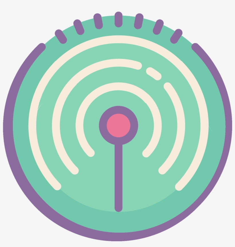 Cellular Network Icon - Circle PNG Image | Transparent PNG Free ...