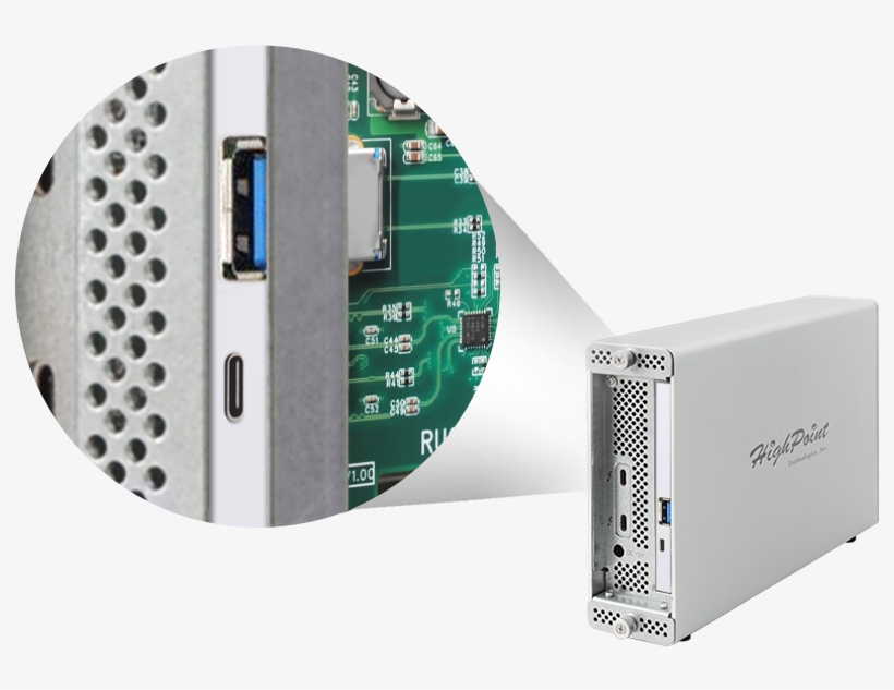 Thunderbolt™ 3 To 2x 10gb/s Usb - Disk Array PNG Image | Transparent ...