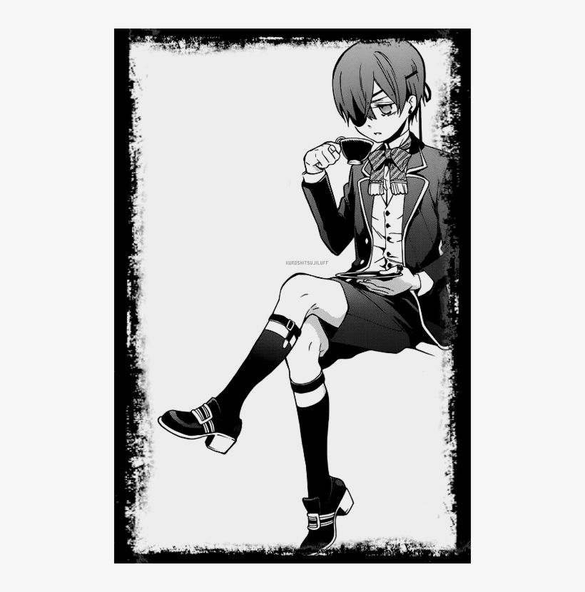 Ciel Phantomhive ♚ - Ciel Phantomhive Manga Tea PNG Image | Transparent ...