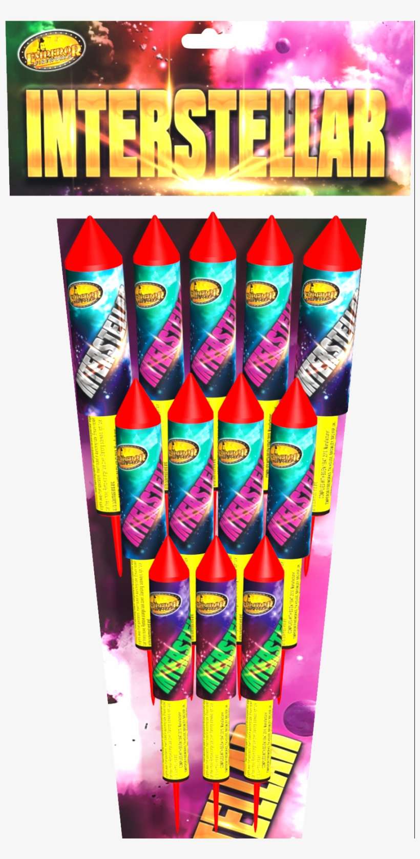 Interstellar Rockets 12pk - Colorfulness PNG Image | Transparent PNG ...