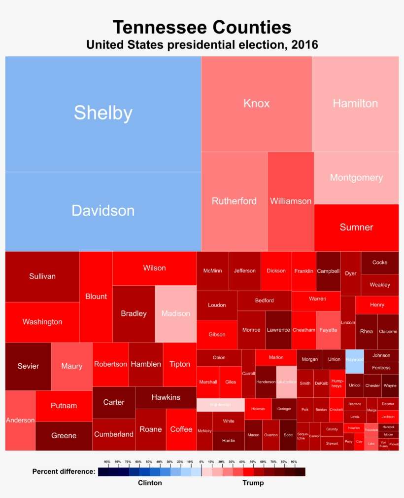 United States Presidential Election In Tennessee, - Tennessee 2016 ...