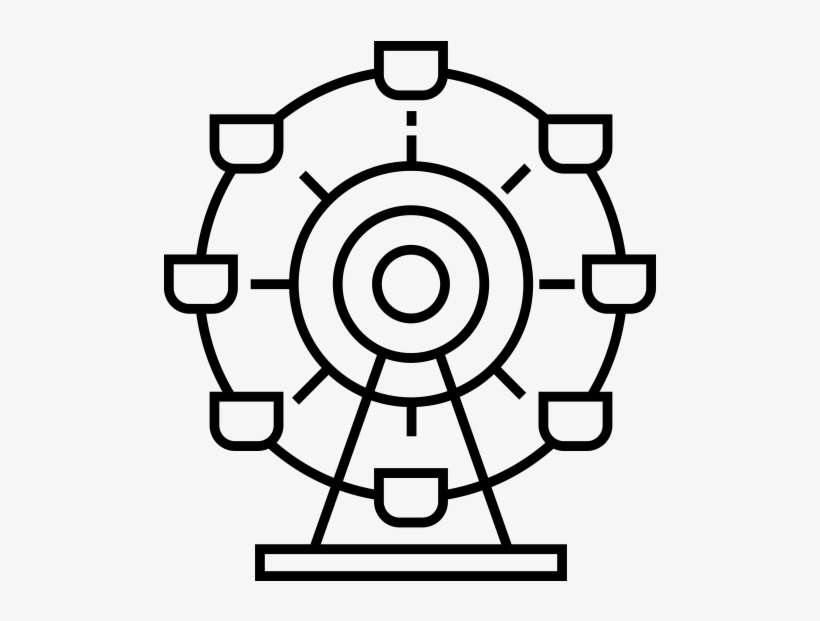 Ferris Wheel Rubber Stamp - Domestic Violence Gender Neutral Equality ...