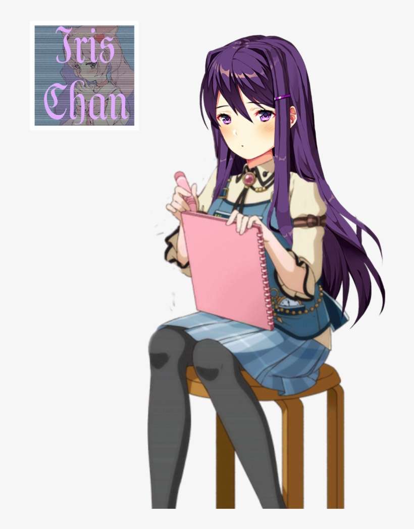 Download Ddlc Sticker - Doki Doki Literature Club Yuri | Transparent ...