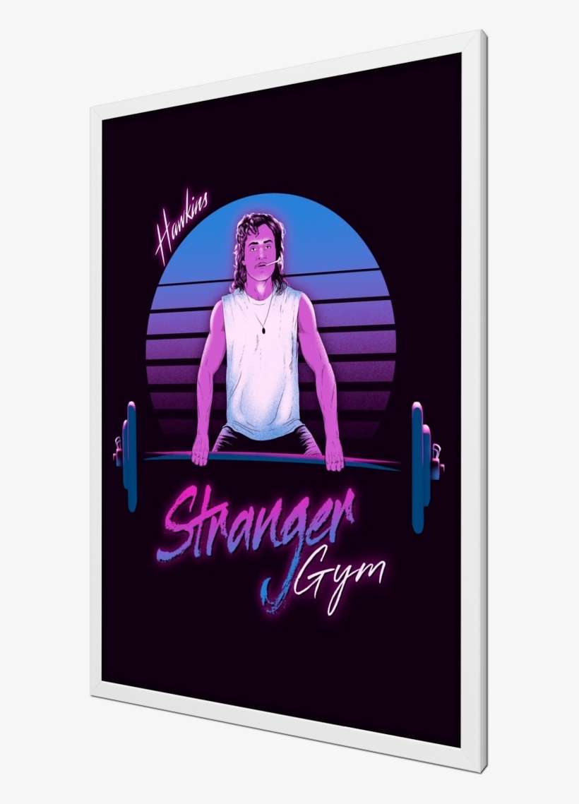 Stranger Gym, Stranger Things, Gym, Demogorgon, 80s, - Poster PNG Image ...