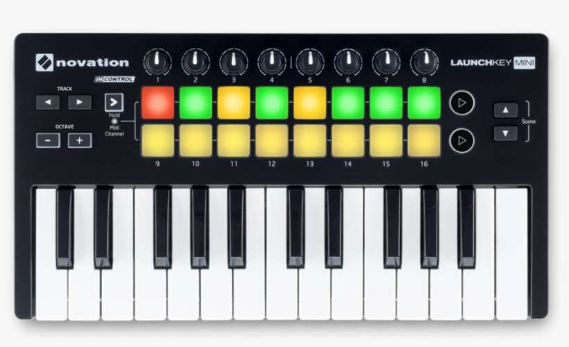 Novation Launchkey Mini Mk2 Midi Controller Keyboard - Novation ...