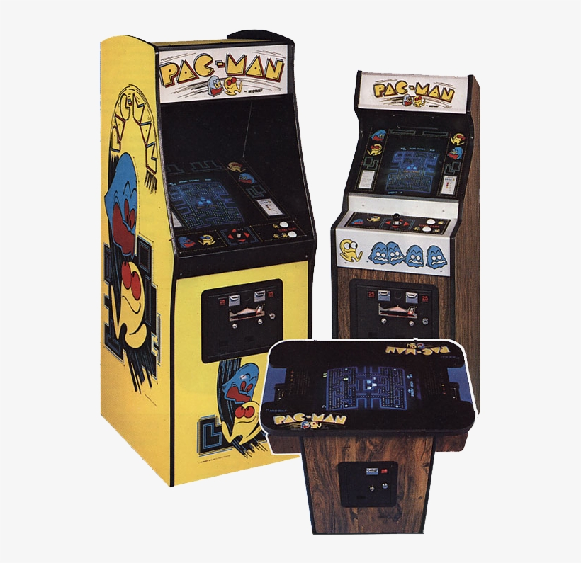Pacman Cabinet - Pac Mania Video Game 1984 PNG Image | Transparent PNG ...