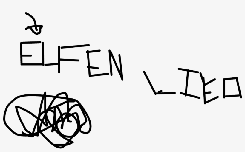Elfen Lied - Calligraphy PNG Image | Transparent PNG Free Download on ...