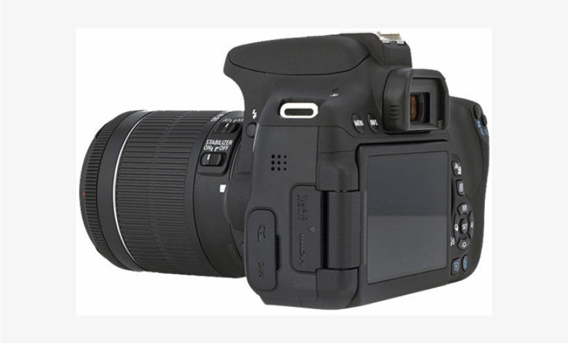 Canon Eos 750d With 18-55mm Lense - Digital Slr PNG Image | Transparent ...