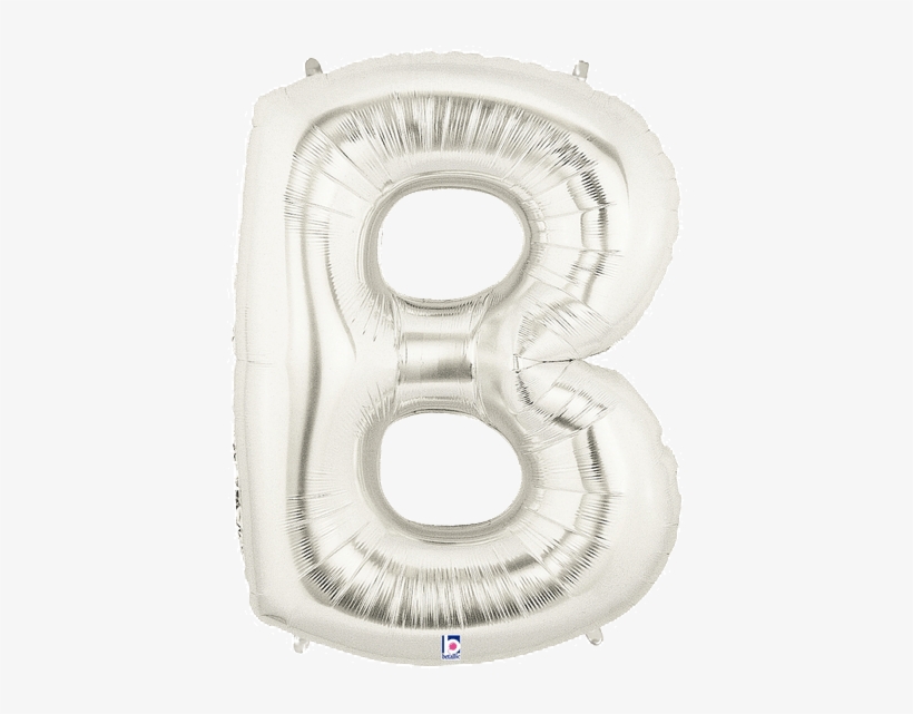 Letter B Foil Balloon Letters - Huruf Balon B PNG Image | Transparent ...