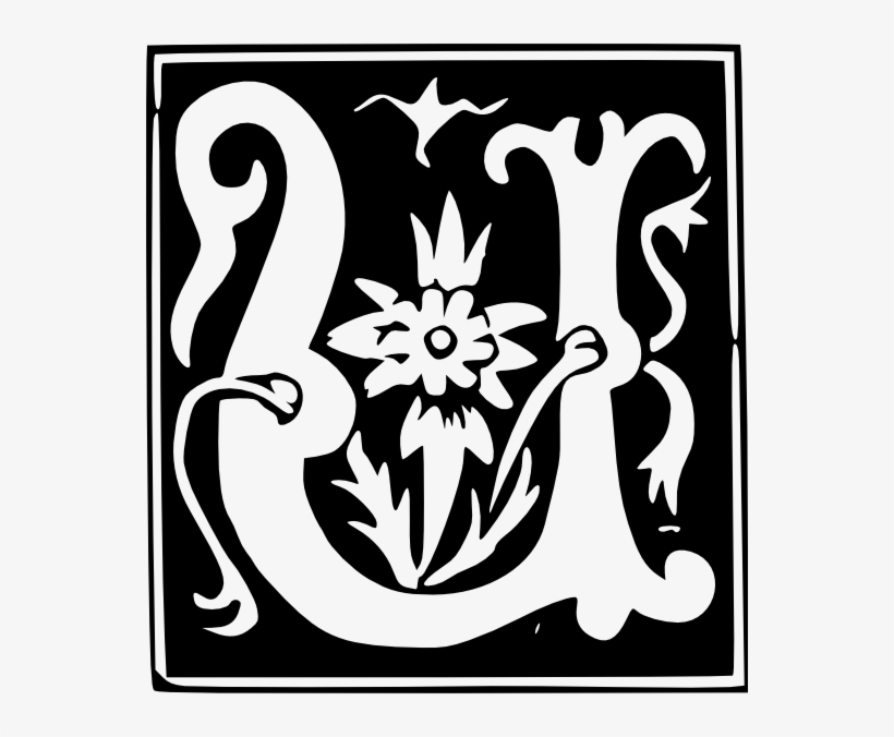Decorative Letter U PNG Image | Transparent PNG Free Download on SeekPNG