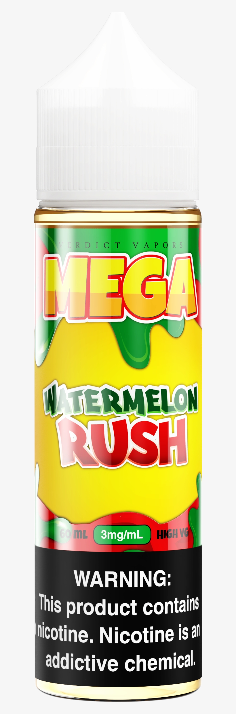 Mega Watermelon Rush Vape Juice Strawberry & Watermelon - Carbonated ...