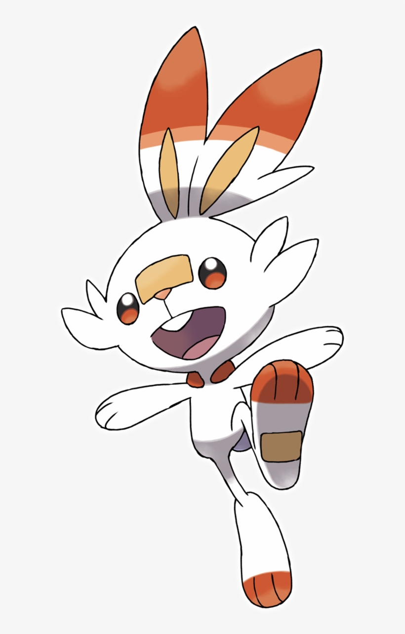 Bursting With Energy, Scorbunny, A Fire-type Rabbit - Pokémon Sword And ...