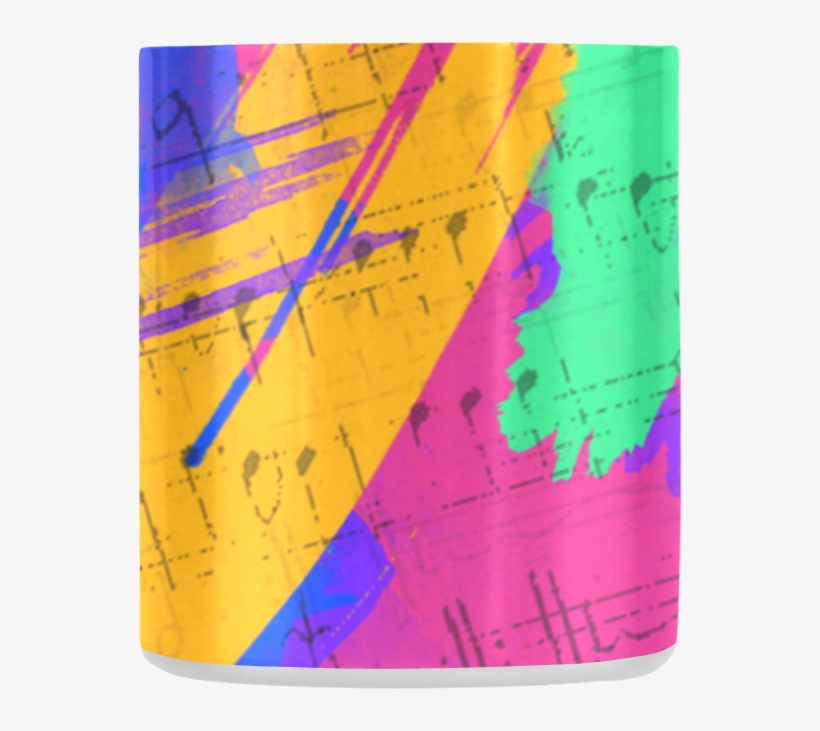 Download Groovy Paint Brush Strokes With Music Notes Classic - Modern ...