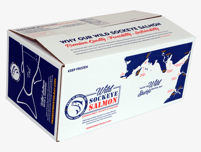 Frozen Fish Shipper With Polystyrene Inner - Carton PNG Image ...