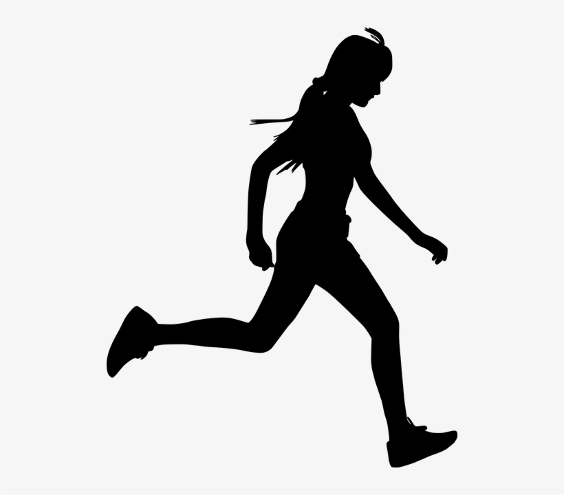 Free Image On Pixabay - Running Woman Silhouette Vector PNG Image ...