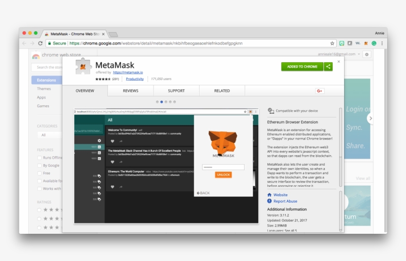 Install Metamask In Your Browser - Portable Network Graphics PNG Image ...