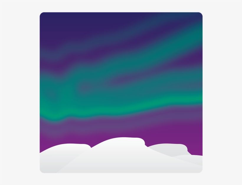 Aurora Borealis - Transparent Aurora Borealis Clipart PNG Image ...