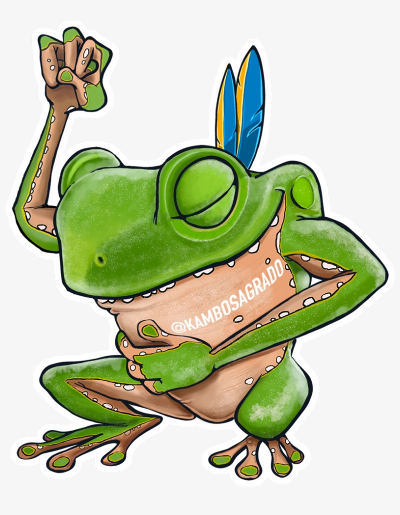 Kambo Sagrado Sticker - Kambo Frog PNG Image | Transparent PNG Free ...