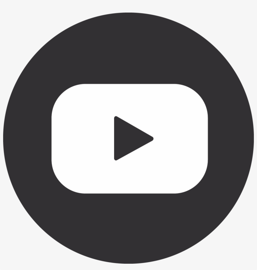 Download Black Circle Youtube Icon - Youtube Circle Logo Transparent ...