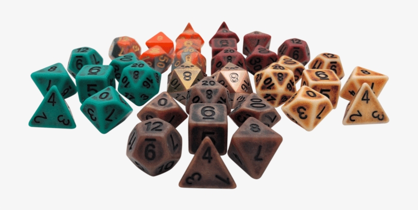 Steampunk Dice Sets For D&d - Triangle PNG Image | Transparent PNG Free ...