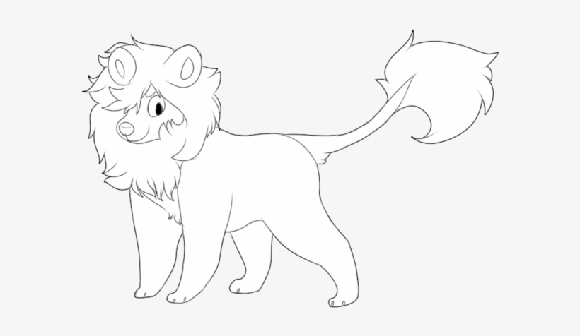 Lion Base P - Line Art PNG Image | Transparent PNG Free Download on SeekPNG