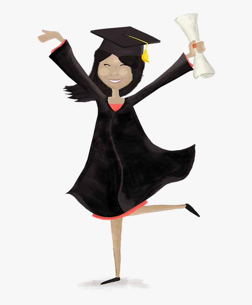 Graduation Girl Png - Academic Dress PNG Image | Transparent PNG Free ...