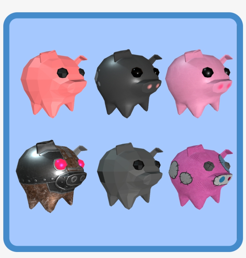 6 Cute Pigs - 6 Pigs Animated PNG Image | Transparent PNG Free Download ...