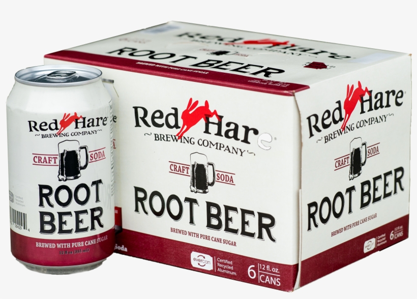 Root Beer Can Carton - Red Hare Root Beer PNG Image | Transparent PNG ...