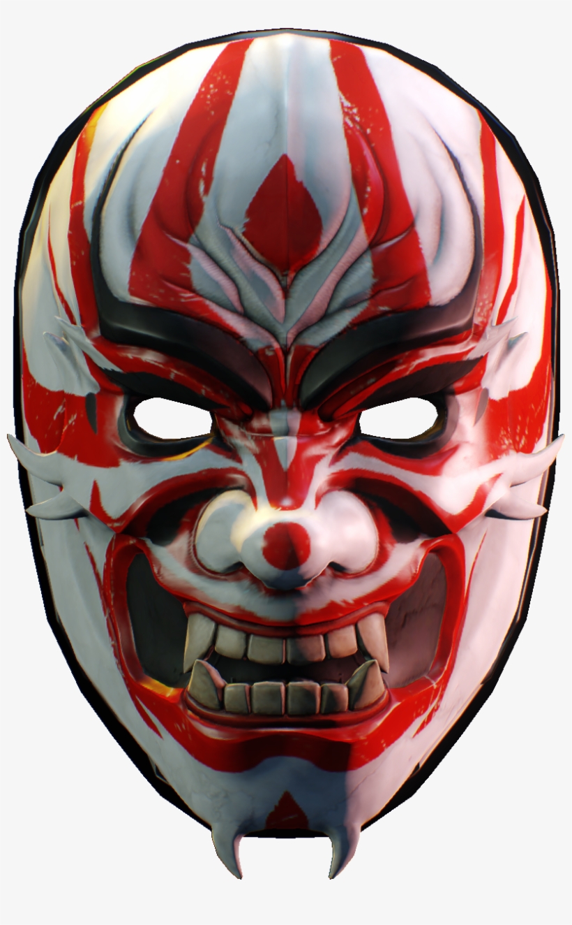 Jiro Mask Overkill - Payday 2 Yakuza Mask PNG Image | Transparent PNG ...