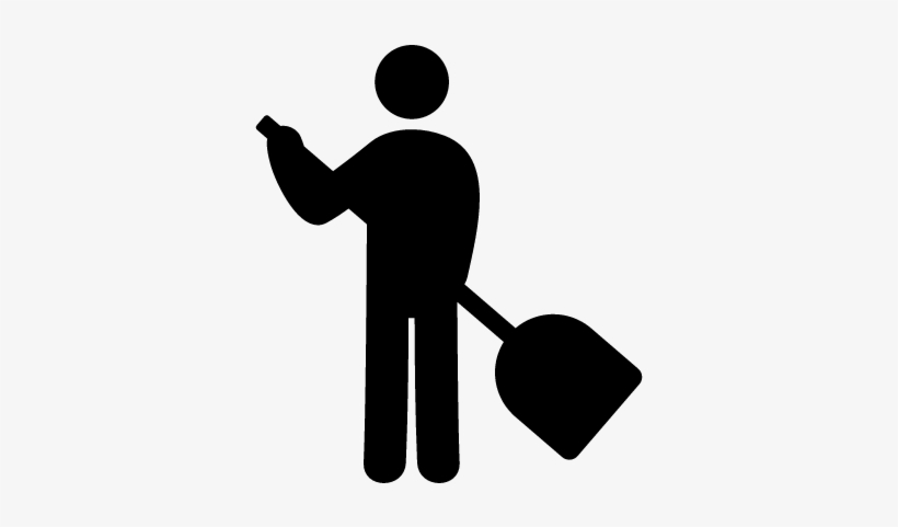 Sweeping Person Vector - Sweeping Stick Figure PNG Image | Transparent ...