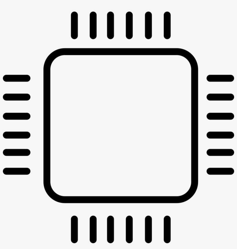 Computer Micro Chip Comments - Computer Chip Icon PNG Image ...
