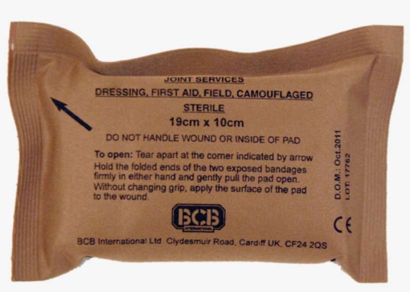 Nato Ffd First Field Dressing Bandage Large 1364 - First Field Dressing ...
